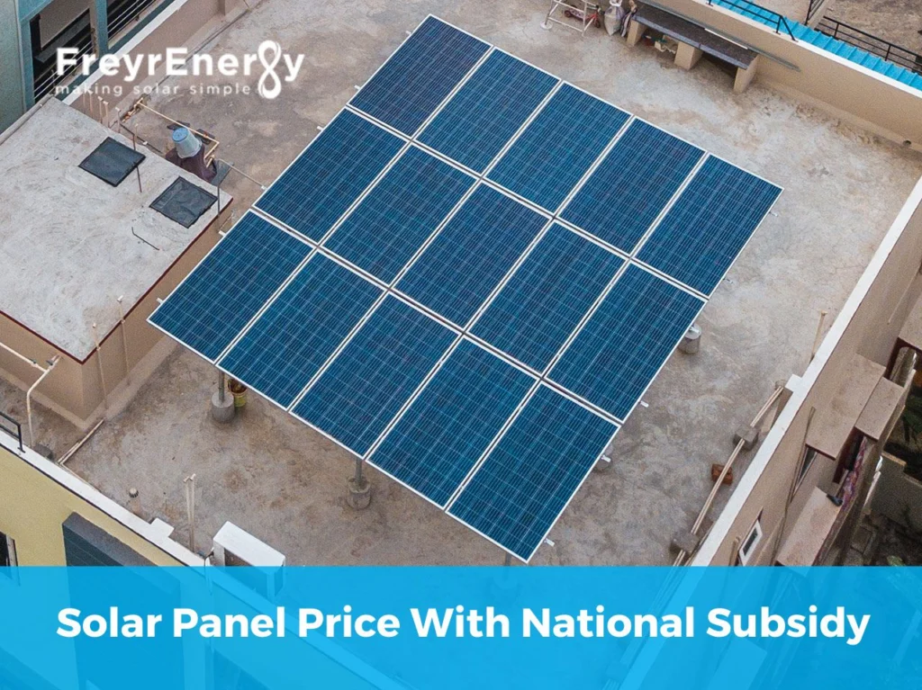 Solar Panel Price in Telangana with National Subsidy - Freyr Energy