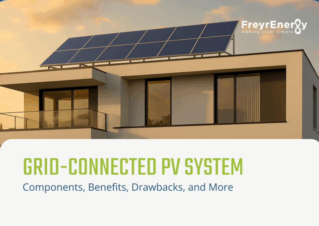 Grid-Connected PV System: Components, Benefits, Drawbacks, and Working ...